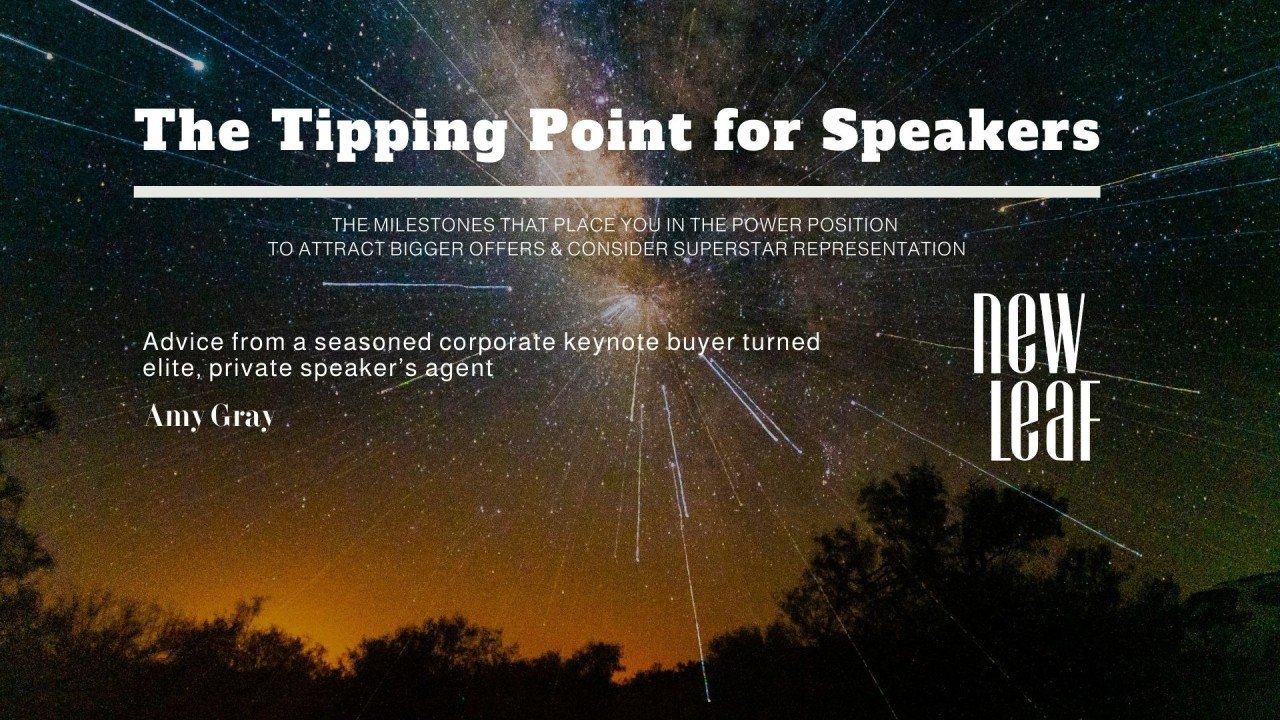 New Leaf: Private Speaker's Agent for Independent Speakers | The ...